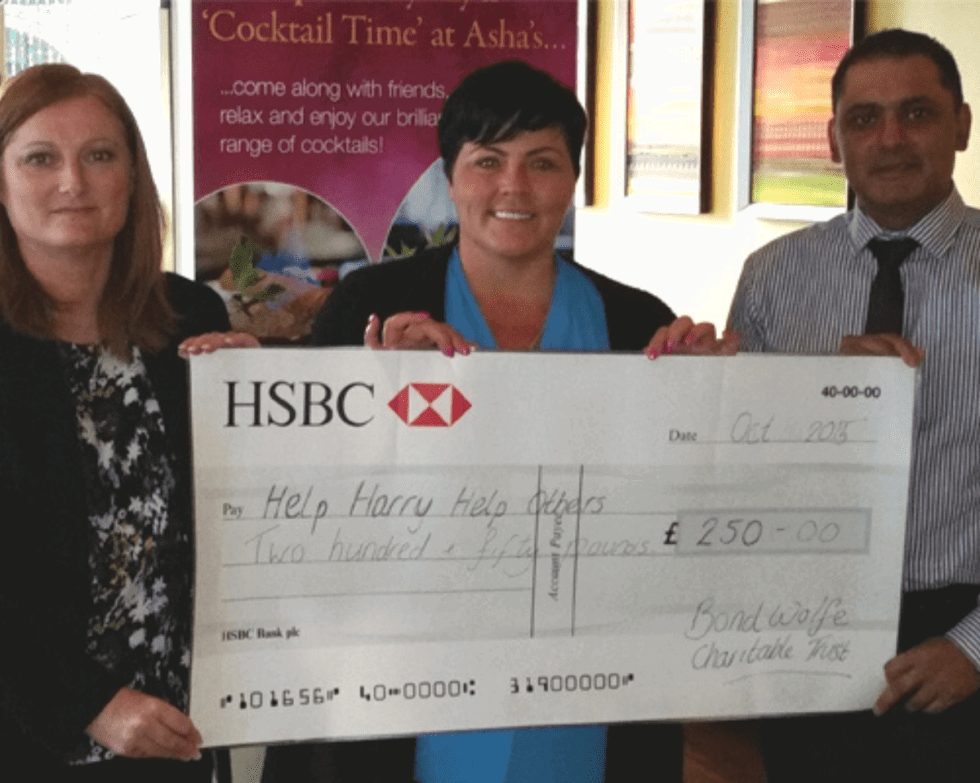 Help Harry Help Others | Asha's Indian Restaurant